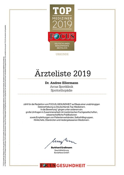 Dr. med. Andree Ellermann - ARCUS Kliniken Pforzheim